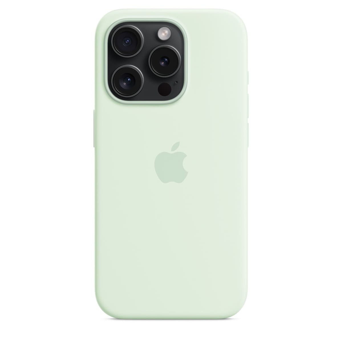 Чохол Silicone Case with MagSafe iPhone 15 Pro Soft Mint - STOREinUA