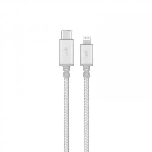 Кабель Moshi Integra™ Cable USB-C to Lightning Jet Silver (1.2 m ...