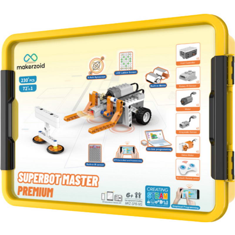 Конструктор Makerzoid Superbot Master Premium (MKZ-SPB-MS) - STOREinUA