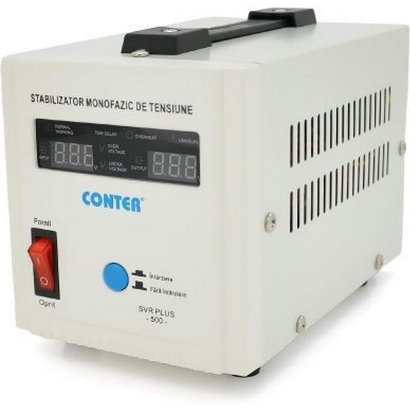 Стабілізатор Conter SVR-PLUS-500VA/375W (CR-SVR-PLUS-500) - STOREinUA
