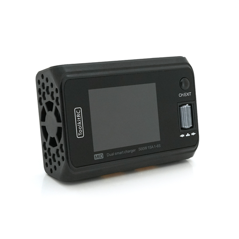 Зарядний пристрій ToolkitRC M6D, 2 канала, 500Вт, тип АКБ LiPo, LiHv ...